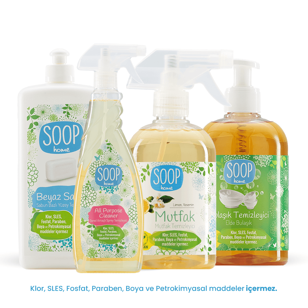 SOOP Home Doğal Temizlik Paketi 4lü | Vegan, Bitkisel